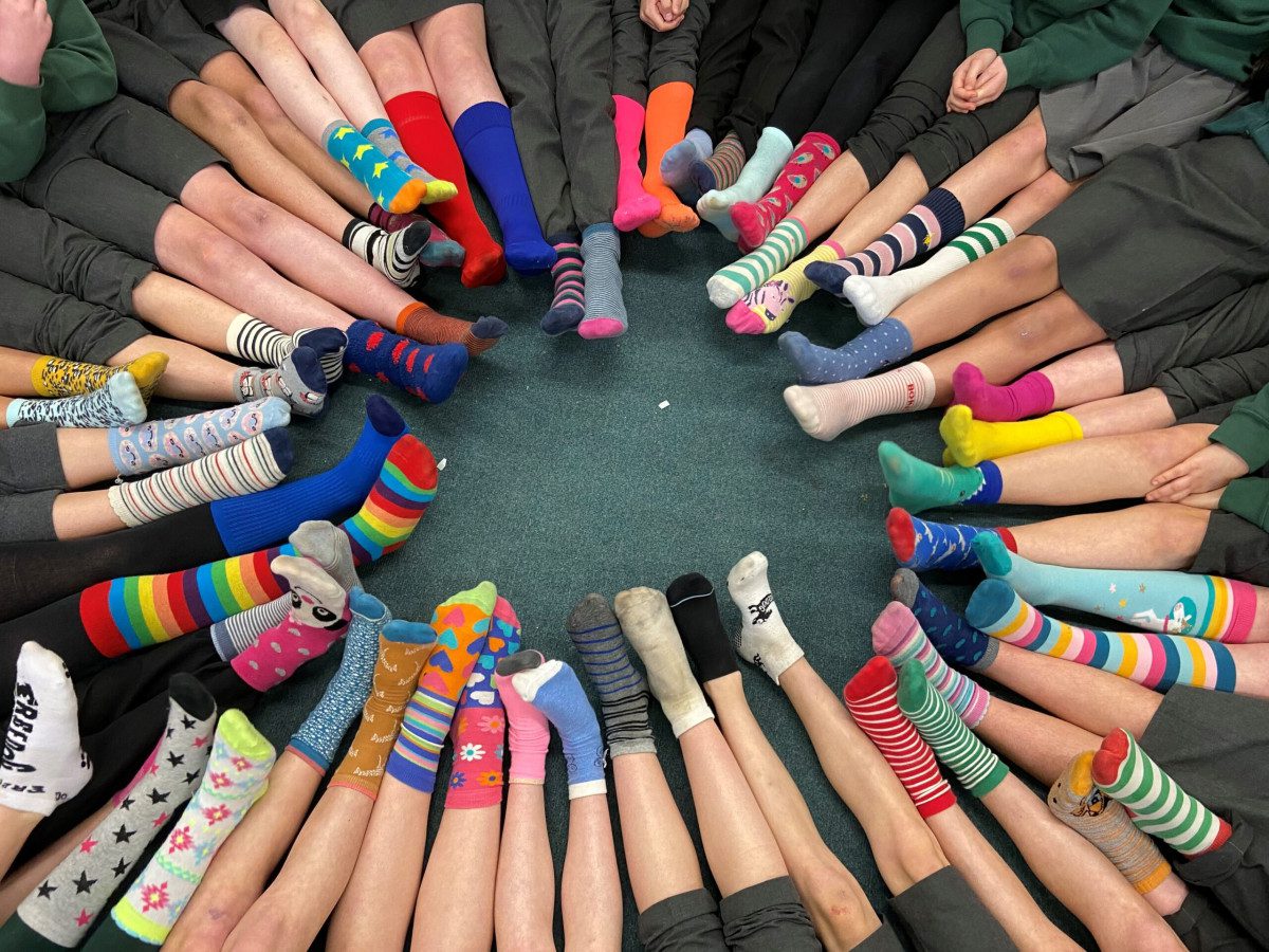 Odd Socks Day, Anti-Bullying Week, 13/11/23 - Charlton Park Academy
